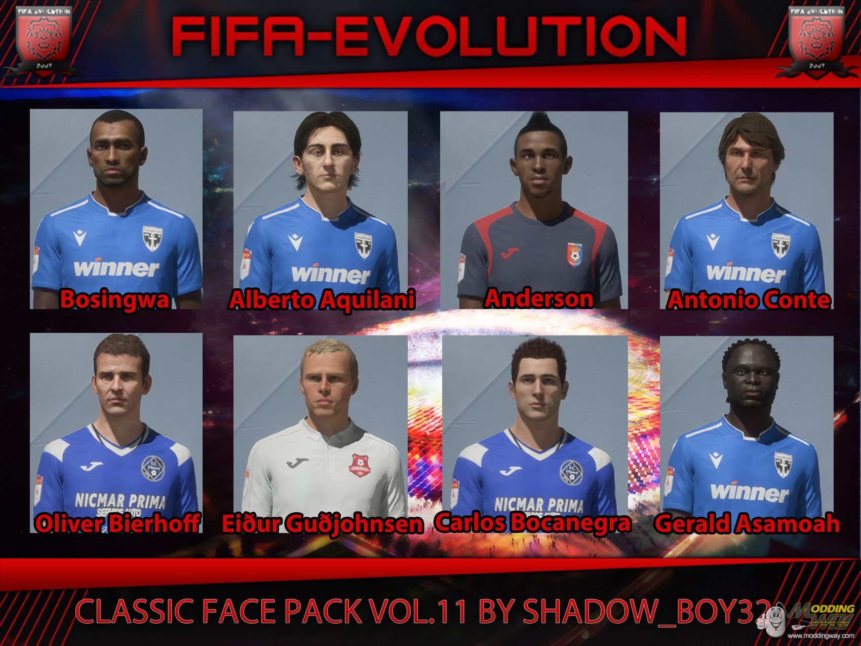 Classic converted face pack vol. 11 by shadow_boy32 (www.shadowboy32 ...