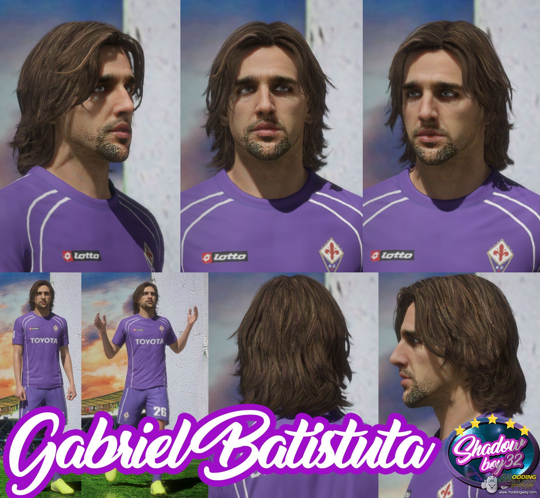Gabriel Batistuta face pack by ShadowBoy32 - FI XX (www.shadowboy32 ...