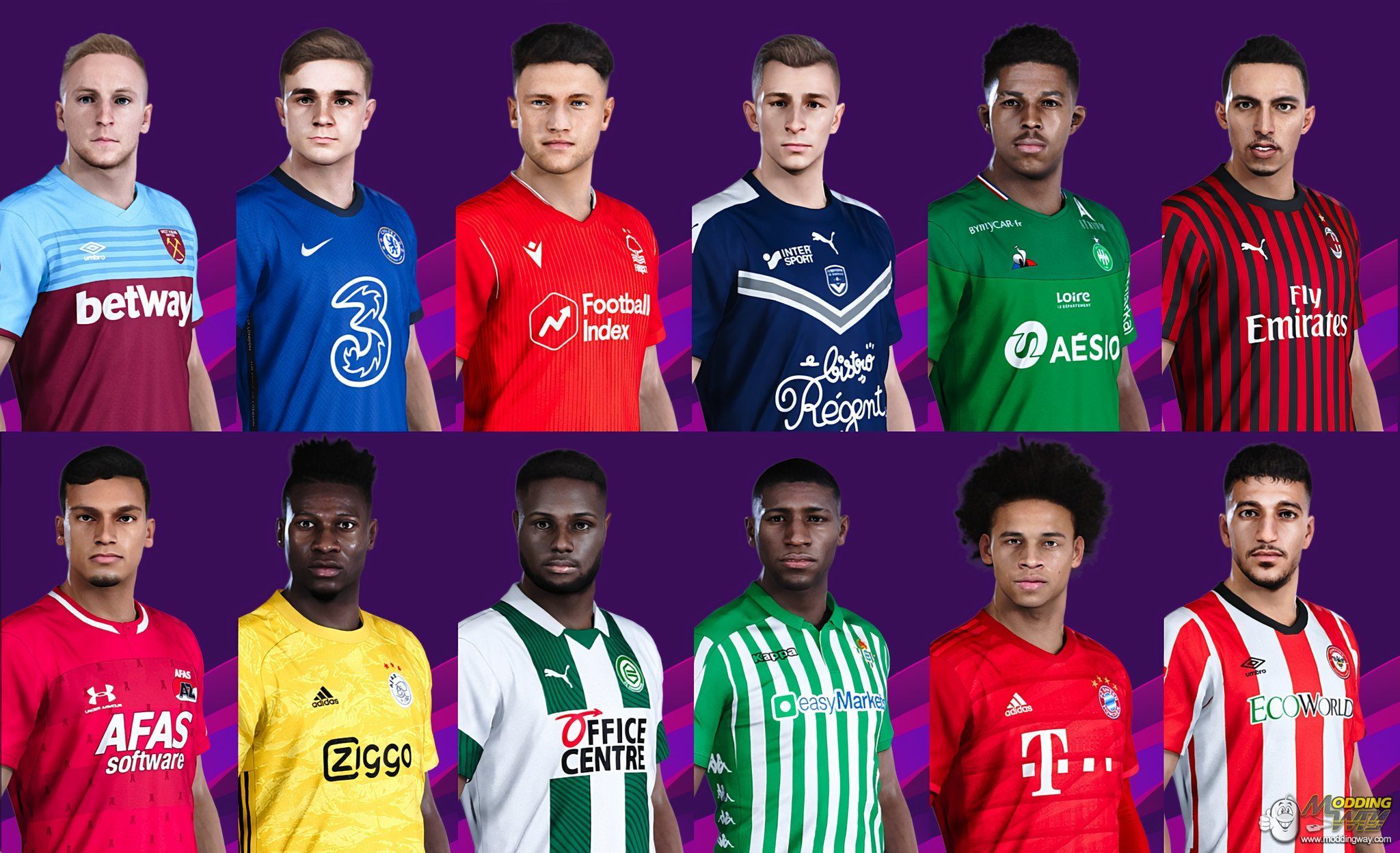 PES 2020 Faces Pack Pro Evolution Soccer 2020 At ModdingWay